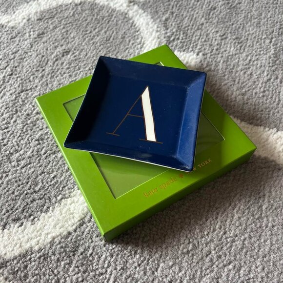 kate spade | Accents | Kate Spade Letter A Jewelry Tray | Poshmark